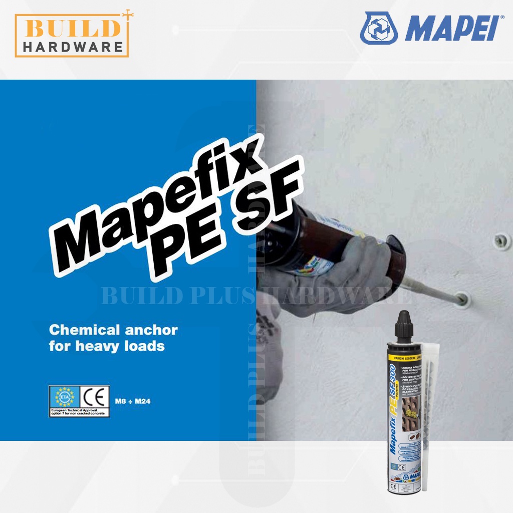MAPEI 300ml Mapefix PE SF 300 锚固化学胶粘剂 Styrene-free Polyester Resin ...