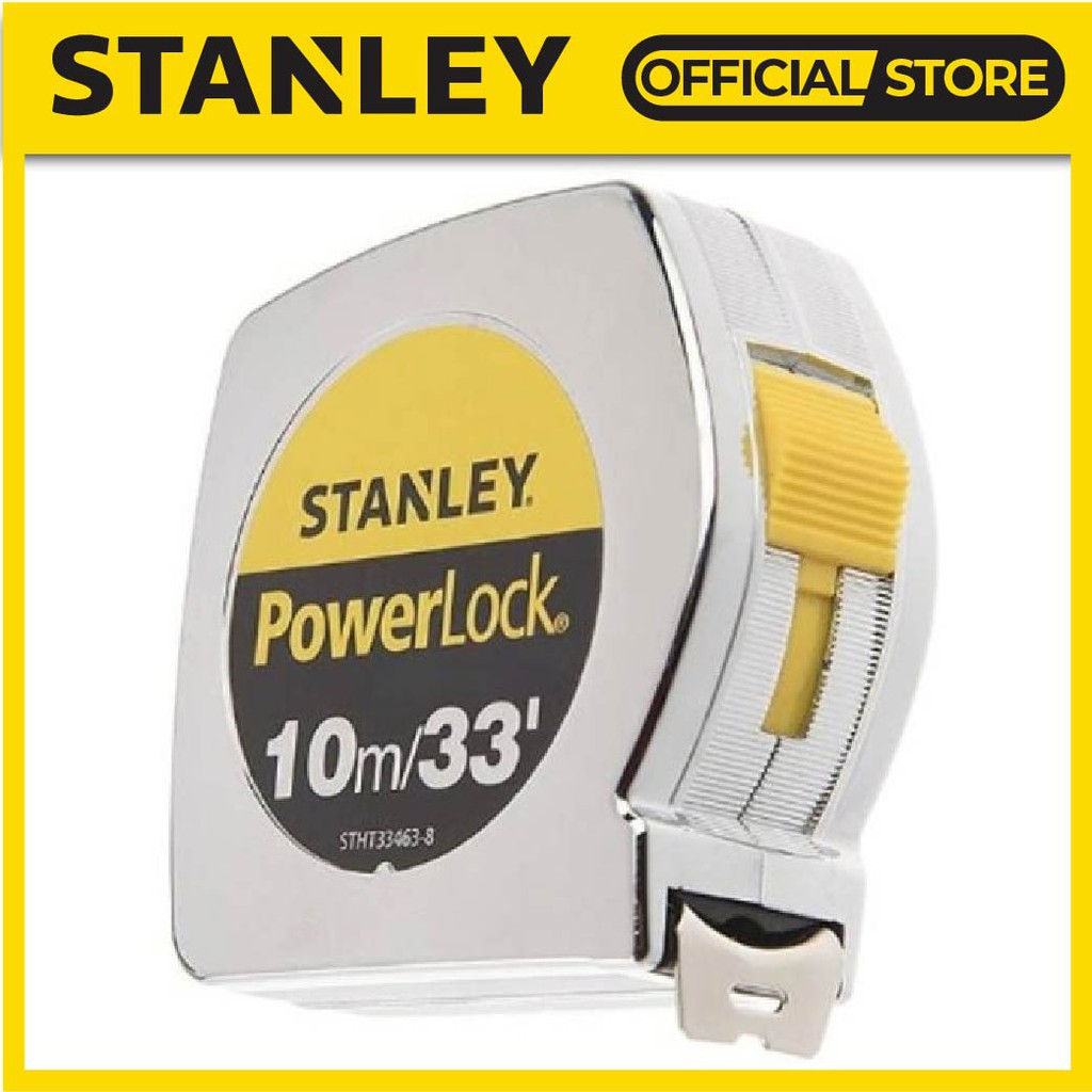 Stanley Powerlock Measuring Tape (10m / 33ft) STHT33463-8 (33-463-2 ...