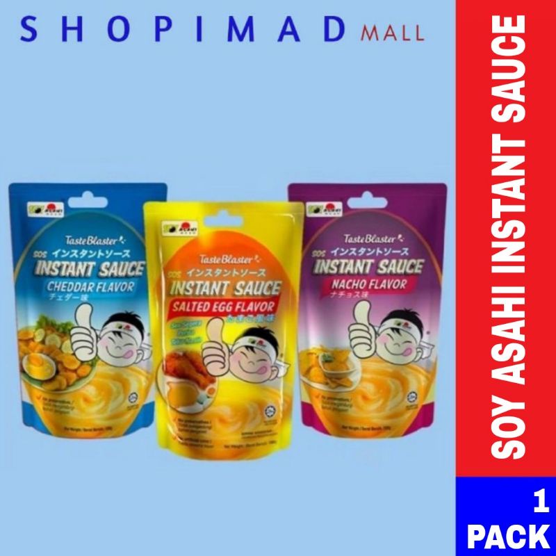 [100GM] SOY ASAHI INSTANT SAUCE POWDER | INSTANT SAUCE CHEDDAR | SALTED ...