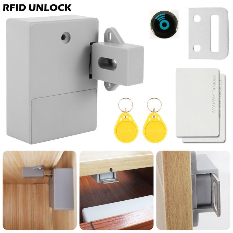 Invisible Hidden Cabinet Door Sensor with RFID Intelligent Lock for ...