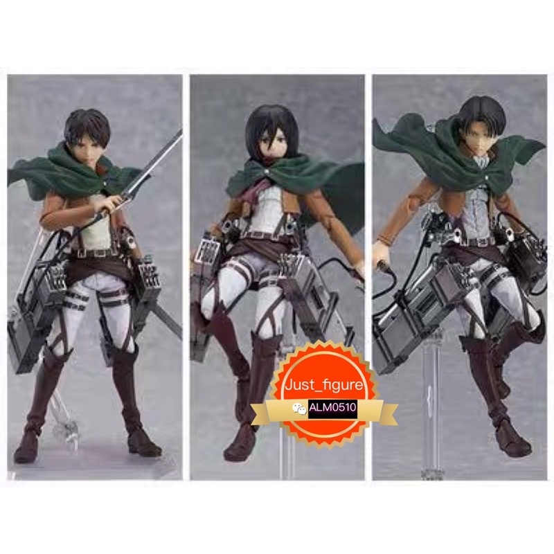 ️ aot attack on titan Levi·Ackerman ️ Mikasa Eren figure Gk copyresin ...