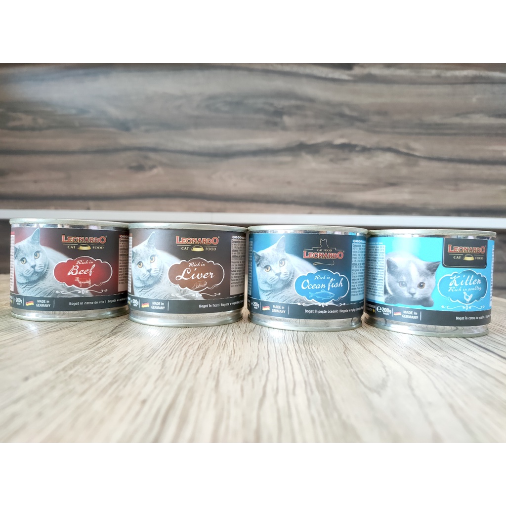 Leonardo Cat Can Wet Food 200g | Shopee Malaysia