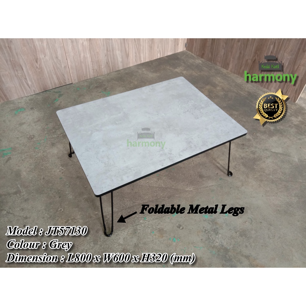 Harmony Wooden Meja Jepun 600mm x 400mm / Meja Jepun Lipat / Foldable ...