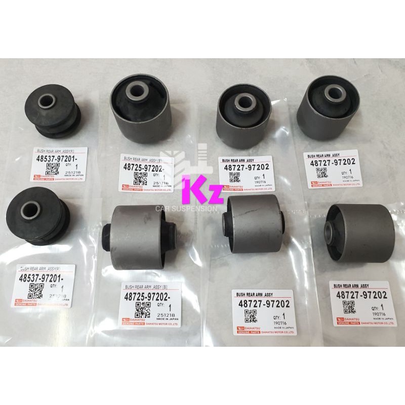 PERODUA KELISA KENARI - 11 IN 1 SET - REAR TRAILING ARM BUSH / REAR ARM ...