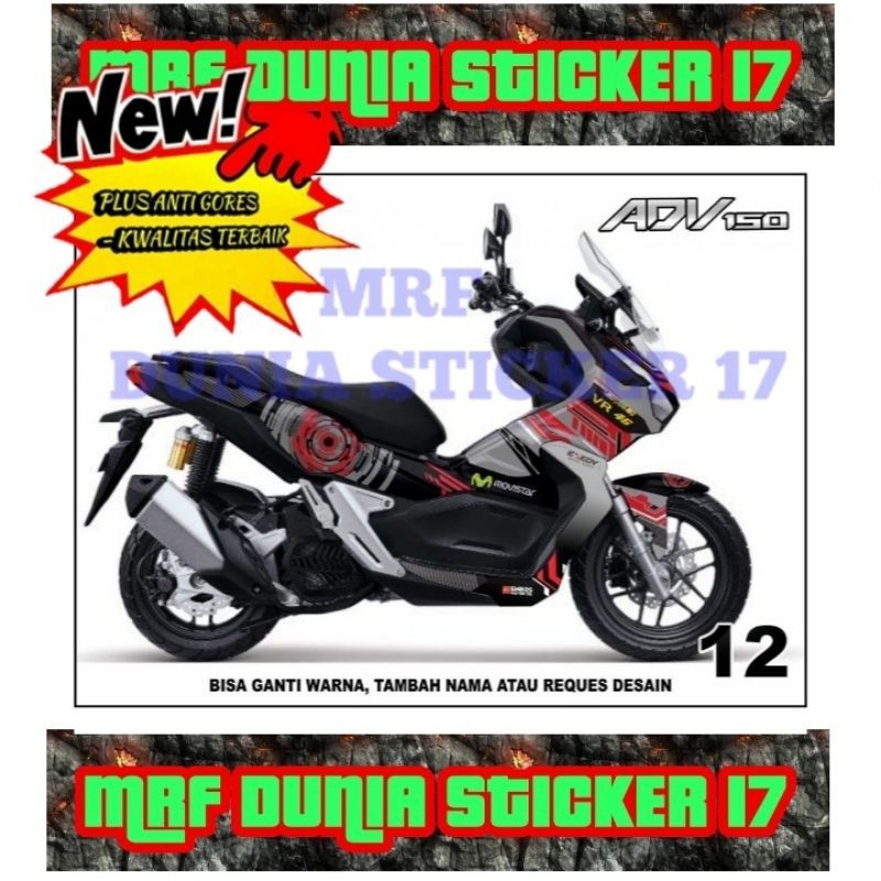 Adv Full body decal ADV Full body Sticker ADV Full body Model 12 ...