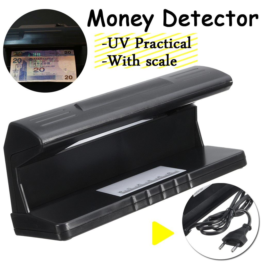 Money Detector UV Light Counter Machine Fake Scanner Checker Mesin Duit ...