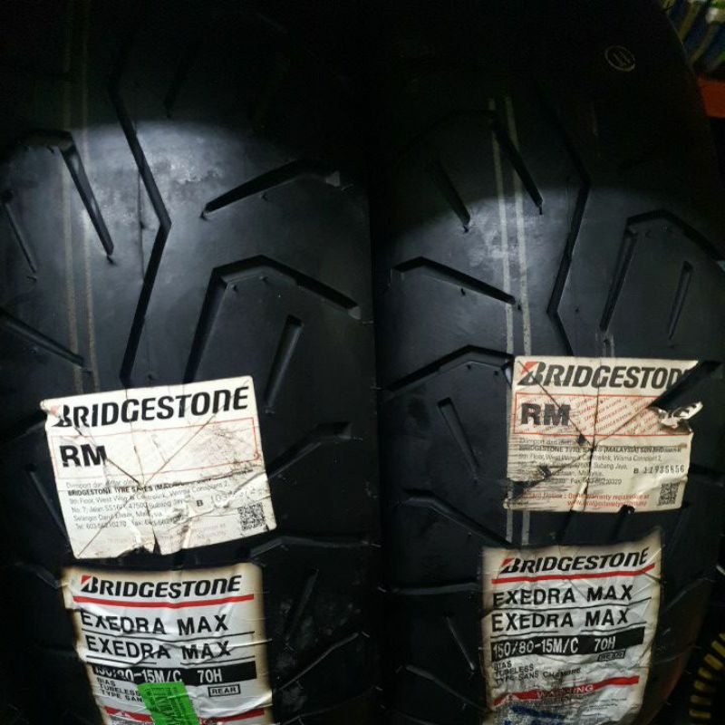 TYRE BRIDGESTONE EXEDRA MAX (70H) CHOPPER TYRE 150/80-15 & 150/90-15 ...