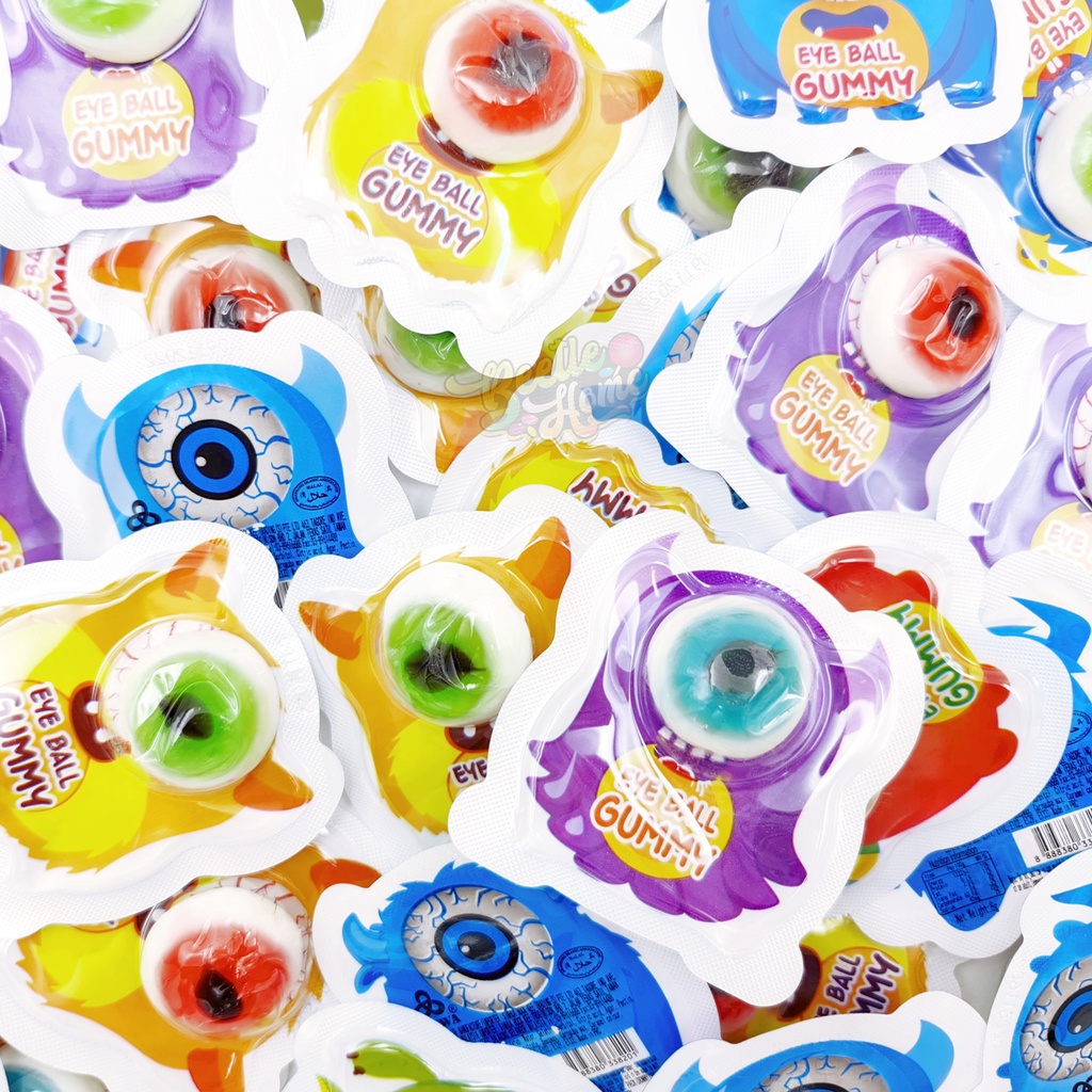 Sanwa Eye Ball Gummy Jelly / Gula-Gula Mata / Cartoon Gummy 1pcs ...