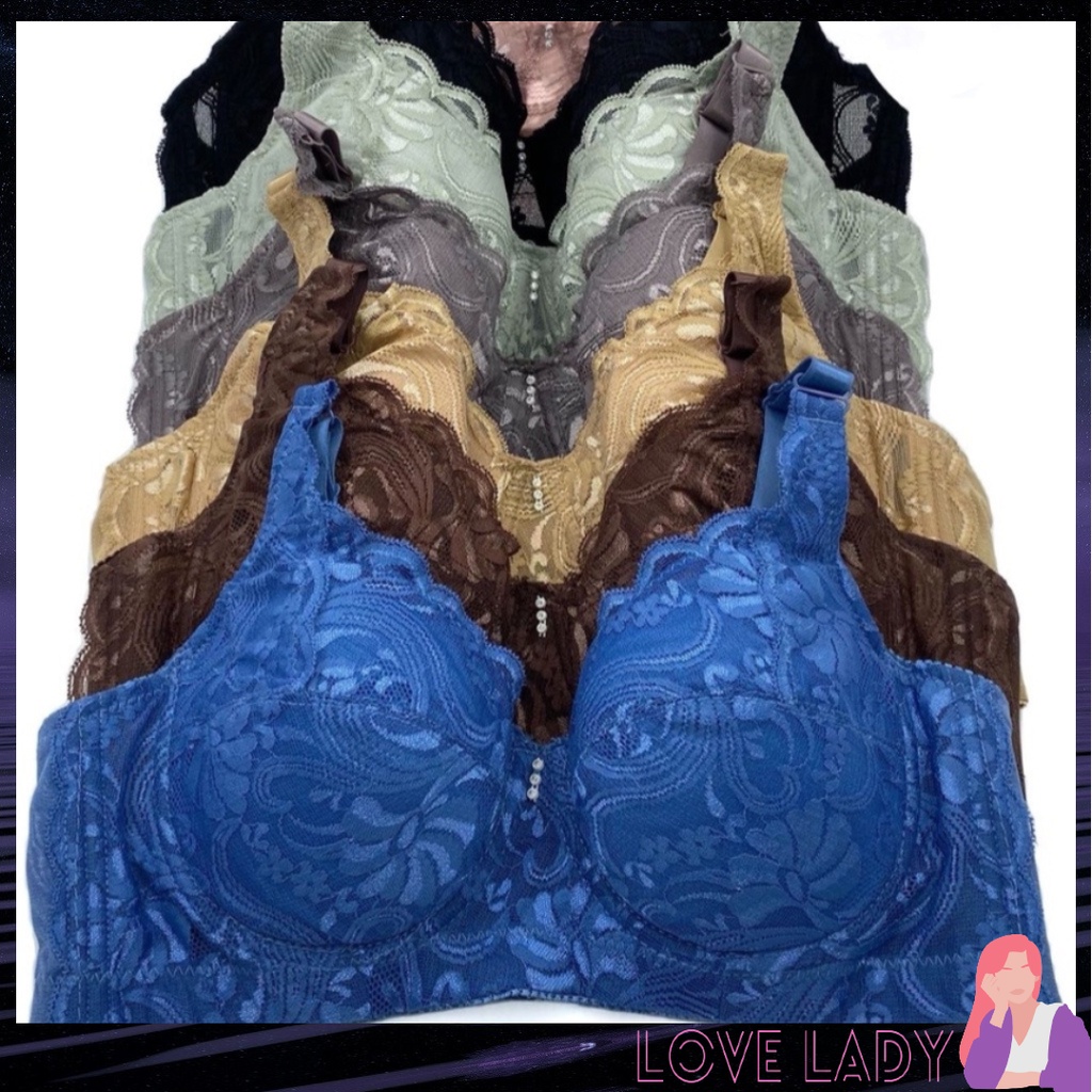 Bra Women Wired Bra CDE Full Cup Bra Plus Size Baju Dalam Wanita Bra ...