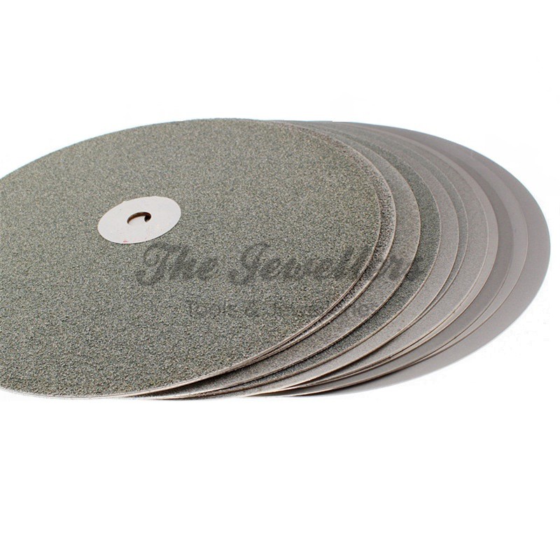 💥READY STOCK💥6" inch Diamond Coated Flat Lap Disc for Gemstone grinding ...