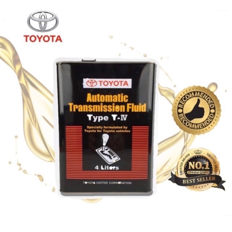 Toyota Type T-IV Auto Transmission Fluids Gear Oil (4 Litre) | Shopee ...