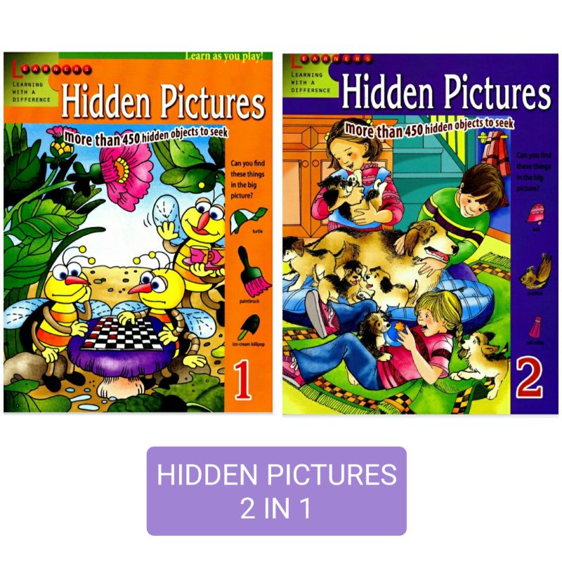 095-Hidden Pictures 2 sets Find and search I Cari Gambar Tersembuyi I ...