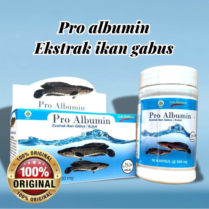 Pro Albumin Proalbumin Snakehead Fish Extract Capsules Curse Fish ASH ...