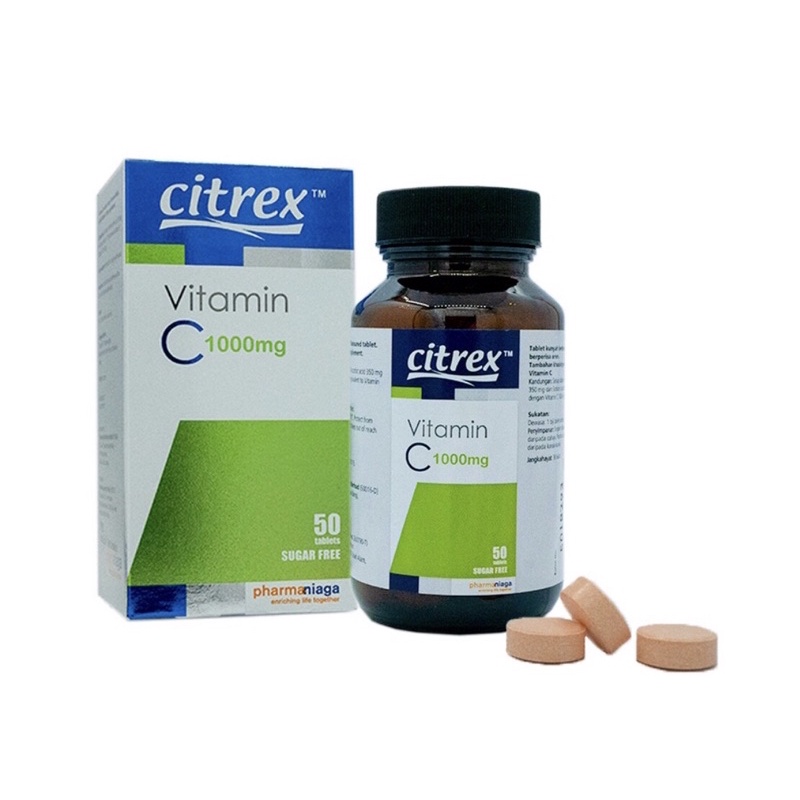 Citrex Vitamin C 1000mg (50tables x 2botols) | Shopee Malaysia