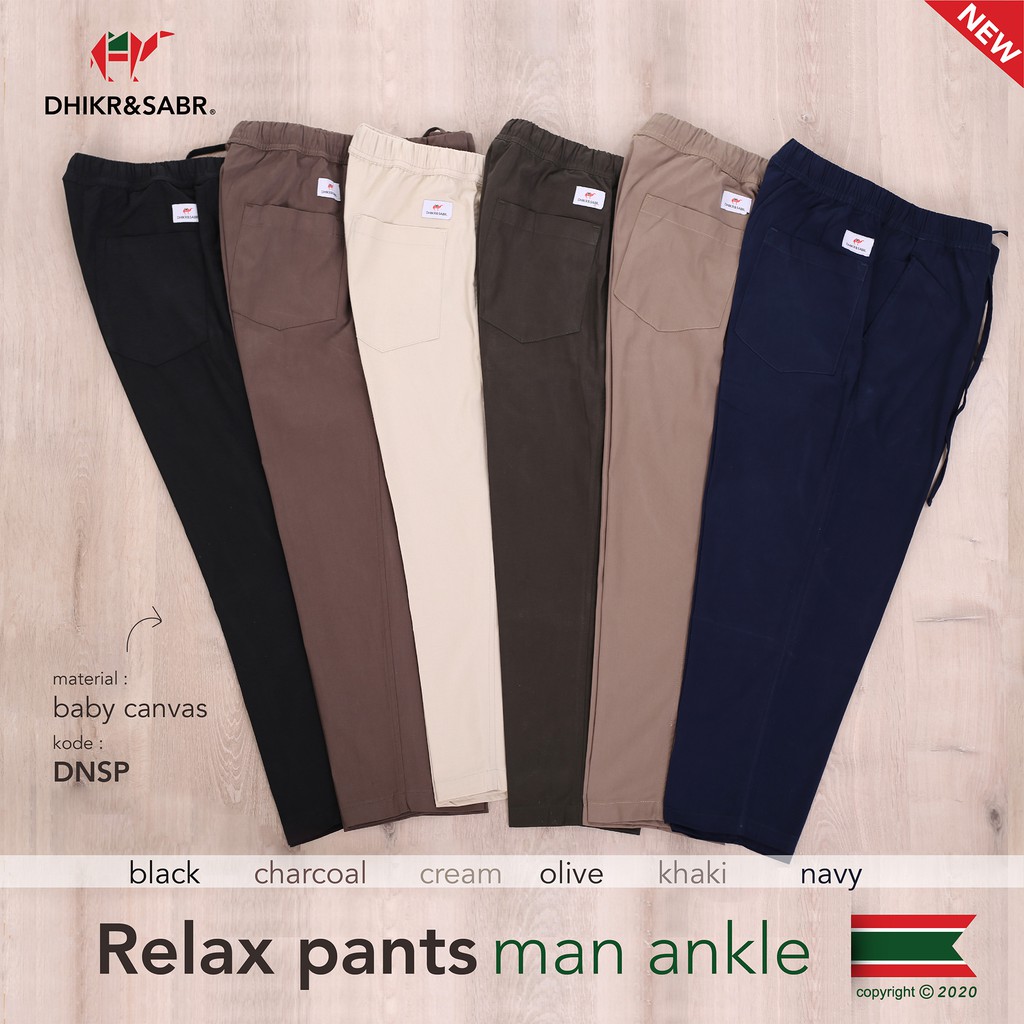 Sirwal Premium Pants - Relax Pants Man Ankle Original By DHIKR & SABR ...