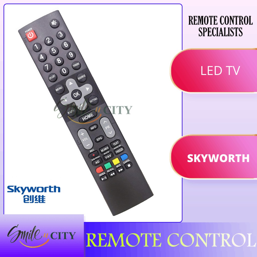 SKYWORTH LED TV REMOTE CONTROL | Shopee Malaysia