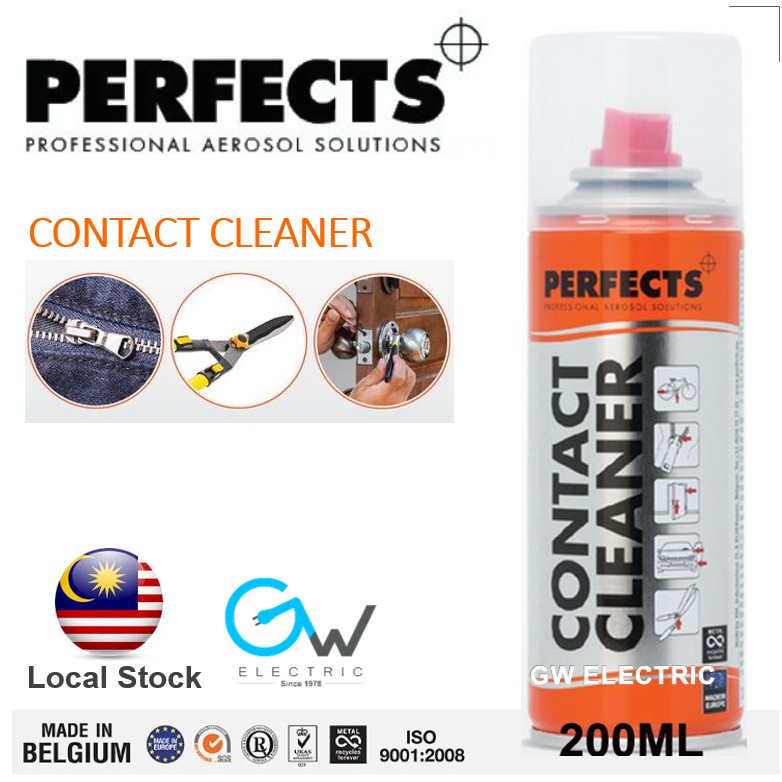 200ml Perfects Contact Cleaner Oil Based (Made in Belgium) Aerosol ...
