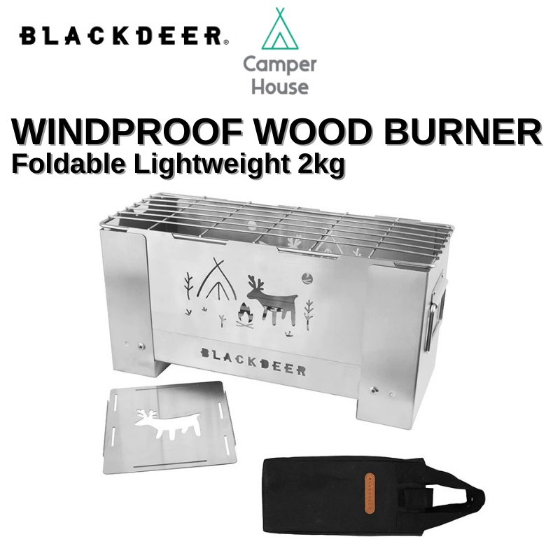 [Ready Stock] Blackdeer Tinder Foldable Lightweight Mini Windproof Wood ...