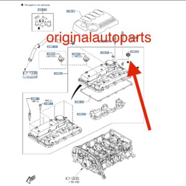 (Set)Ford Ranger T6 T7 2.2 3.2 Valve Cover Injecter Seal .(Thailand ...