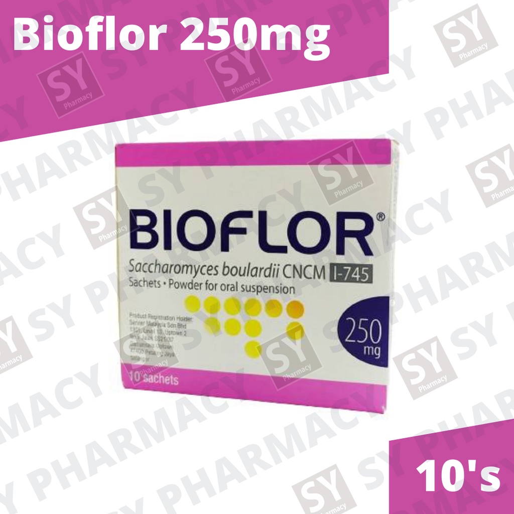 BIOFLOR Saccharomyces boulardii CNCM I-745 250mg 10's (Exp: 06/2026 ...