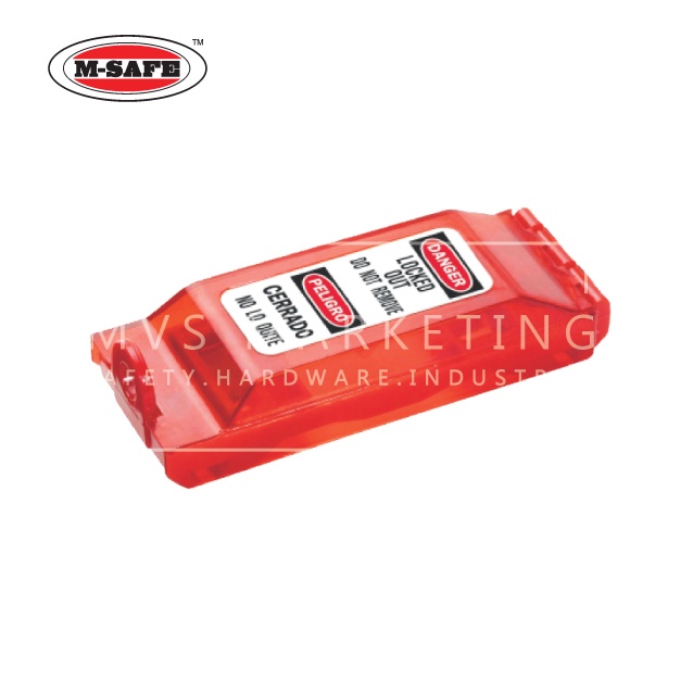 M-SAFE SAFETY UNIVERSAL WALL-TYPE SWITCH COVER LOCKOUT / LOCKOUT TAGOUT ...