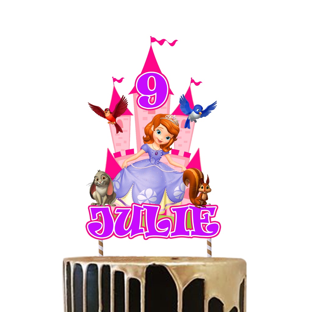 PRINCESS SOFIA CAKE TOPPER | Shopee Malaysia