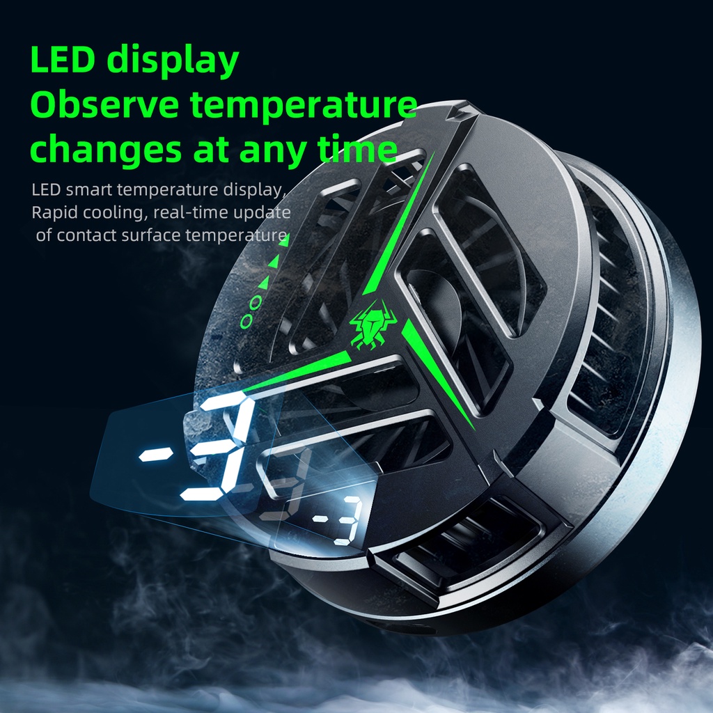 Plextone EX1 Pro Mobile Phone USB Cooling Turbo Fan Magnetic & Clip Fan ...