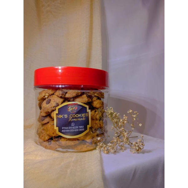 HOMEMADE Crunchy Chocolate Chip Cookies with 100% SEDAP | Shopee Malaysia