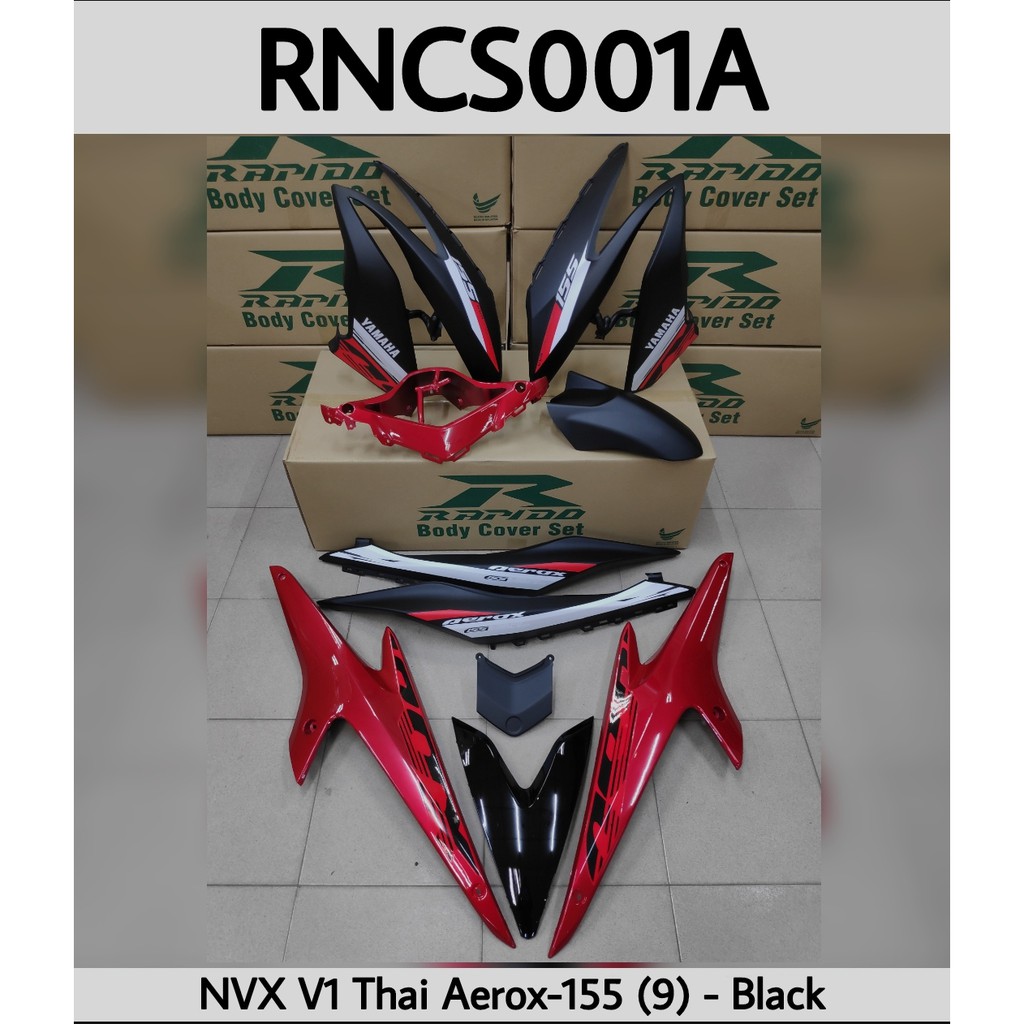 RAPIDO COVER SET NVX V1 THAILAND DESIGN BODY COVER AEROX 155 COVERSET ...