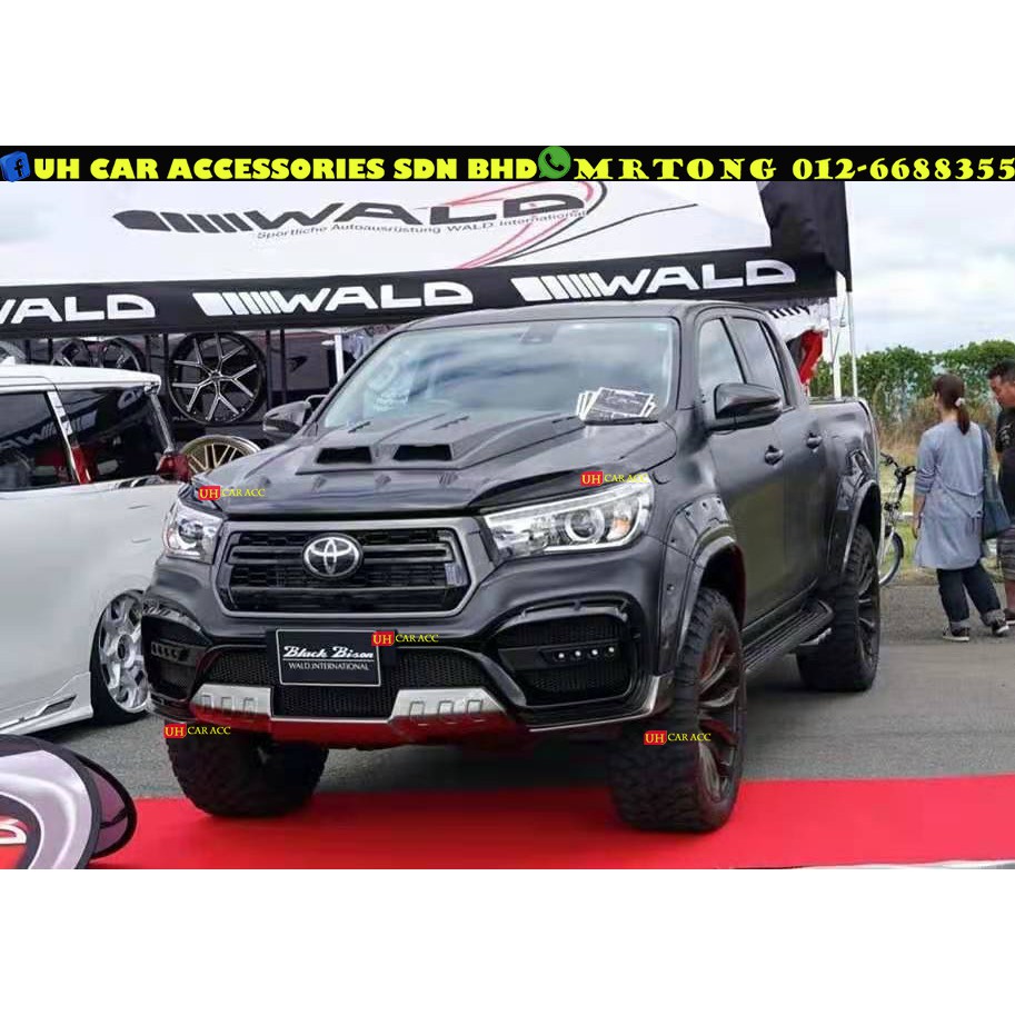 Toyota hilux revo rocco 2015-2019 wald bumper grill fender skirt ...