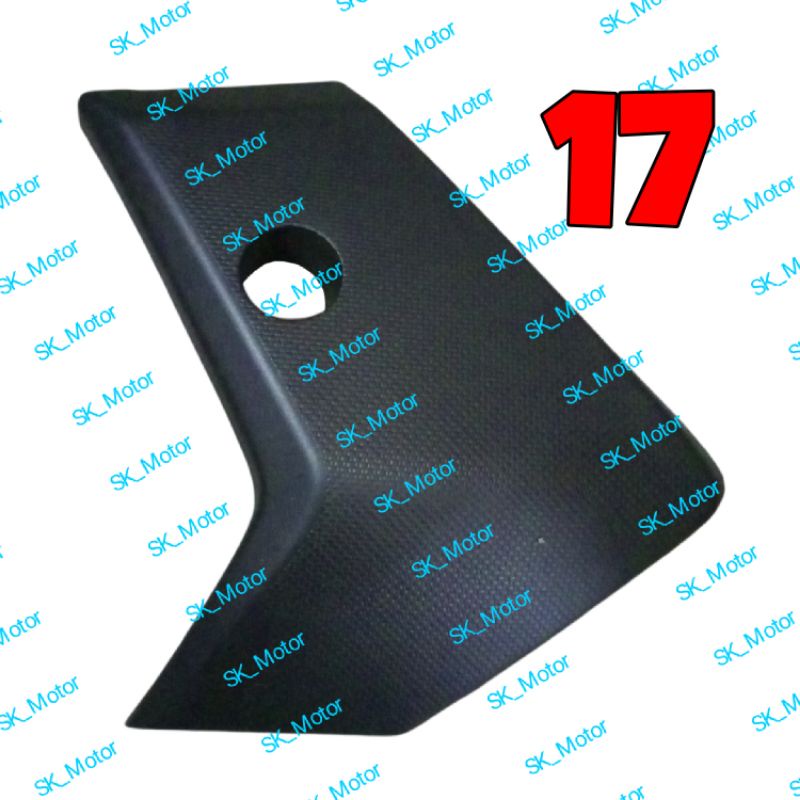 Honda DASH 110 V2 DASH110 V2 New Original Inner Cover Full Set / Kaver Hitam Handle Rear Meter ...