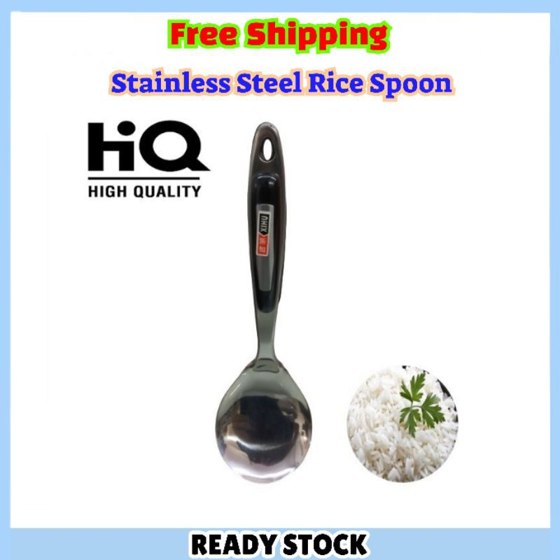 READY STOCK Stainless Steel Rice Spoon | Shopee Malaysia
