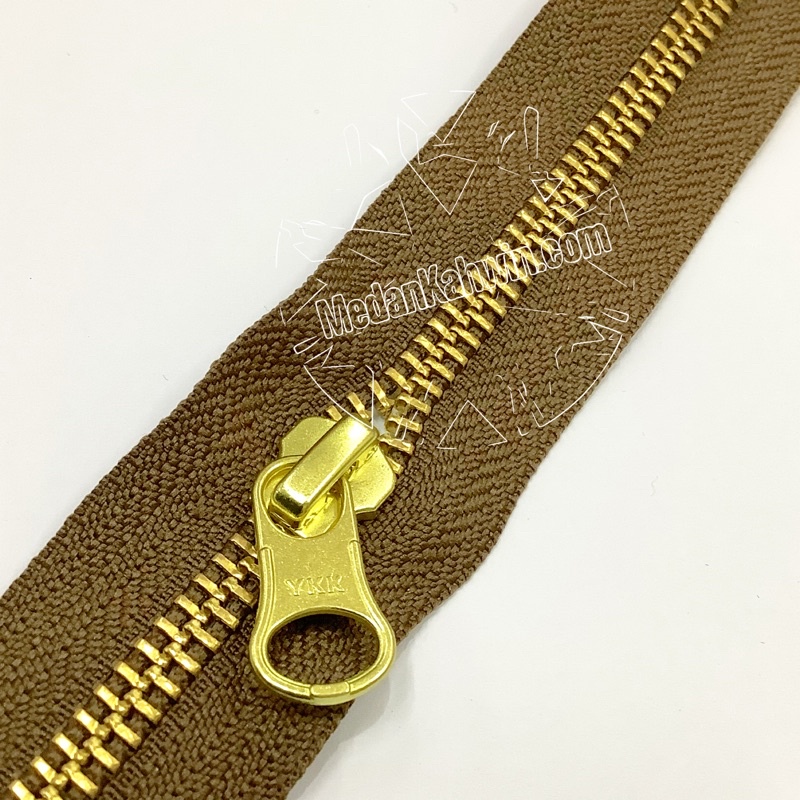 #BJ202005GG (50cm, meter) Zip Tembaga YKK #5 Warna Free Kepala Zip Coloured Zipper @ 19 pilihan ...