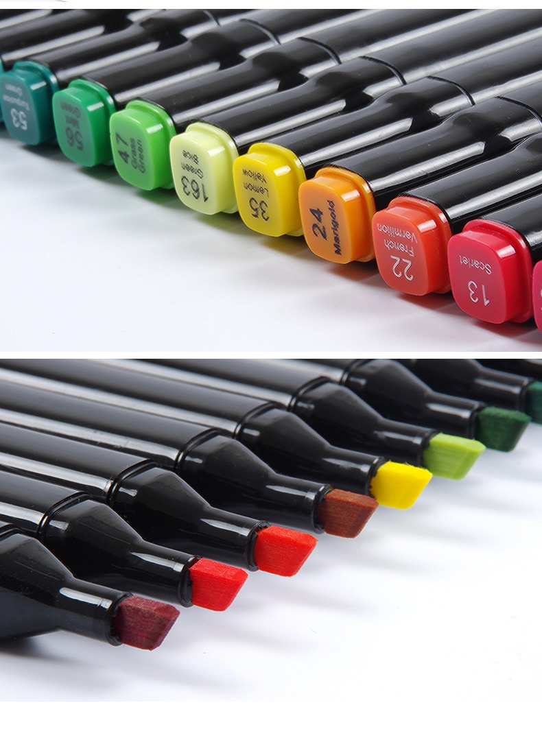 [Ready Stock]🔥 24/30/48/60/80/168 Color Touch Art Markers Pen Warna ...