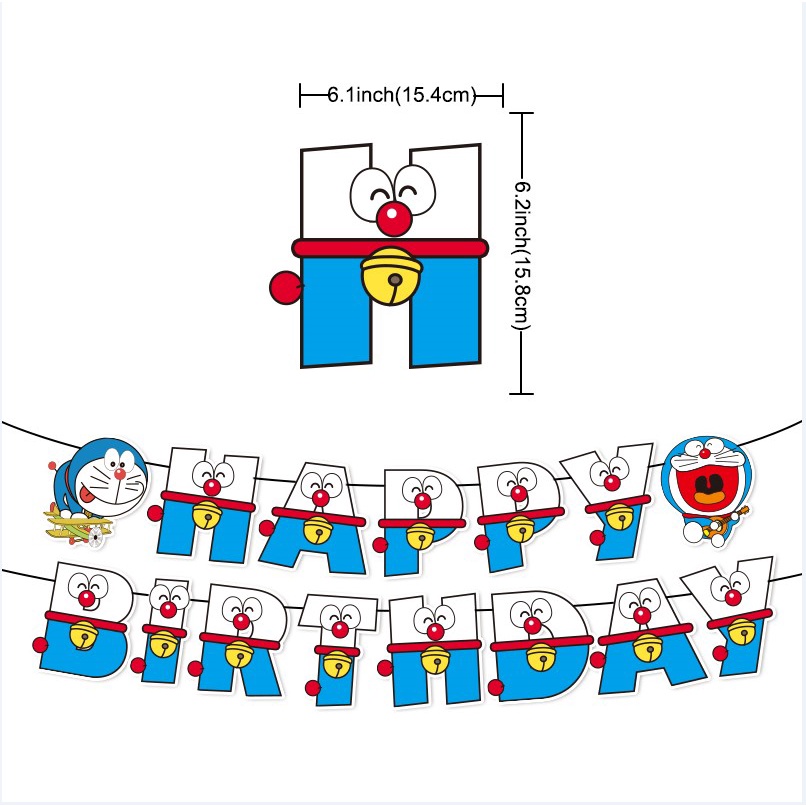 Cartoon Doraemon Dorami Nobita Nobi Shizuka Theme Kids Happy Birthday ...
