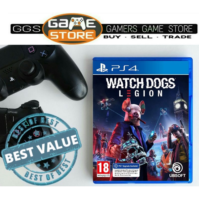 WATCH DOGS LEGION R3 ENG/CHI PS4 GAME ORIGINAL PHYSICAL DISK SECOND ...