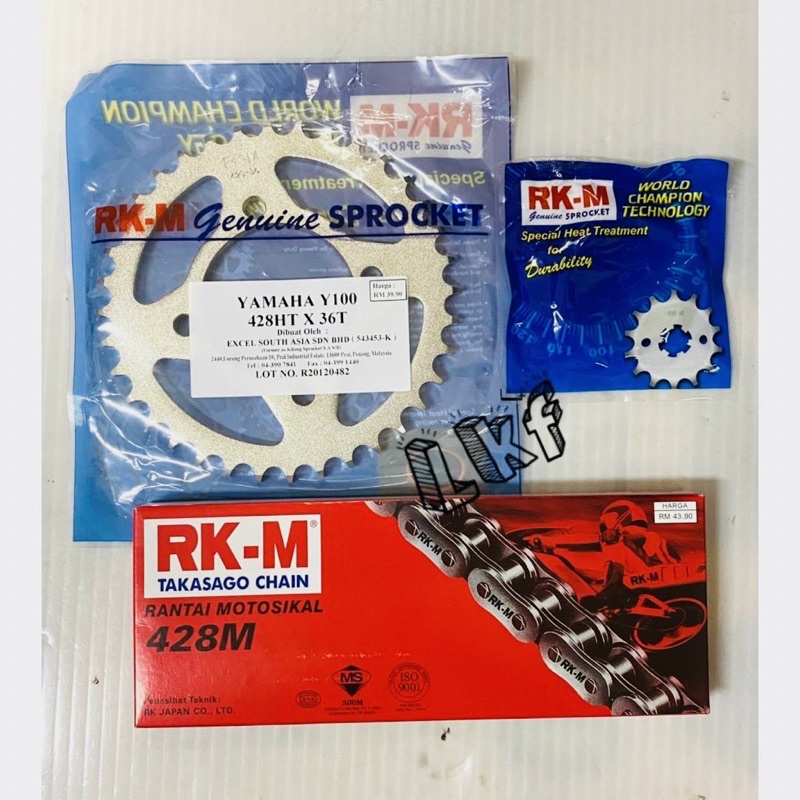 DEMAK EVO Z /EVO -ZR / RKM SPROCKET & SET RANTAI 428M/ DVS 110 /DV 110. | Shopee Malaysia