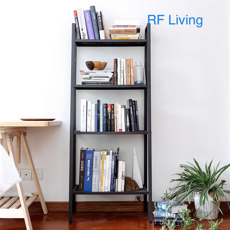 RF Living 4 Tier Ladder shape SHELF Multipurpose Metal Mesh Shelf Metal ...