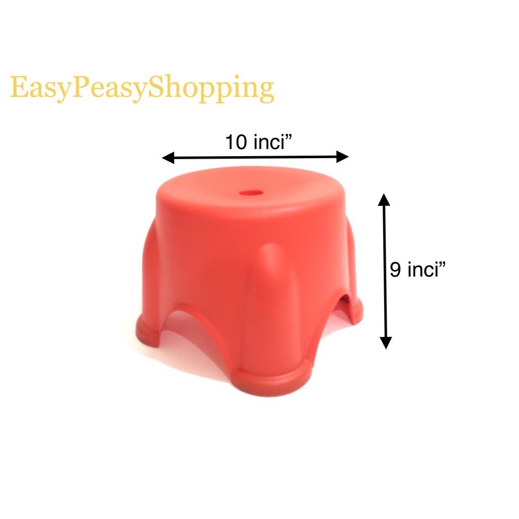 Heavy Duty Plastic Stool Chair /Kerusi Plastik Tebal /Plastic Kid ...