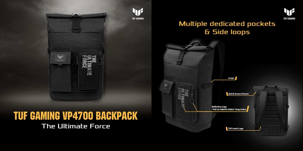 ASUS Tuf Gaming Backpack (17") VP4700 | Shopee Malaysia