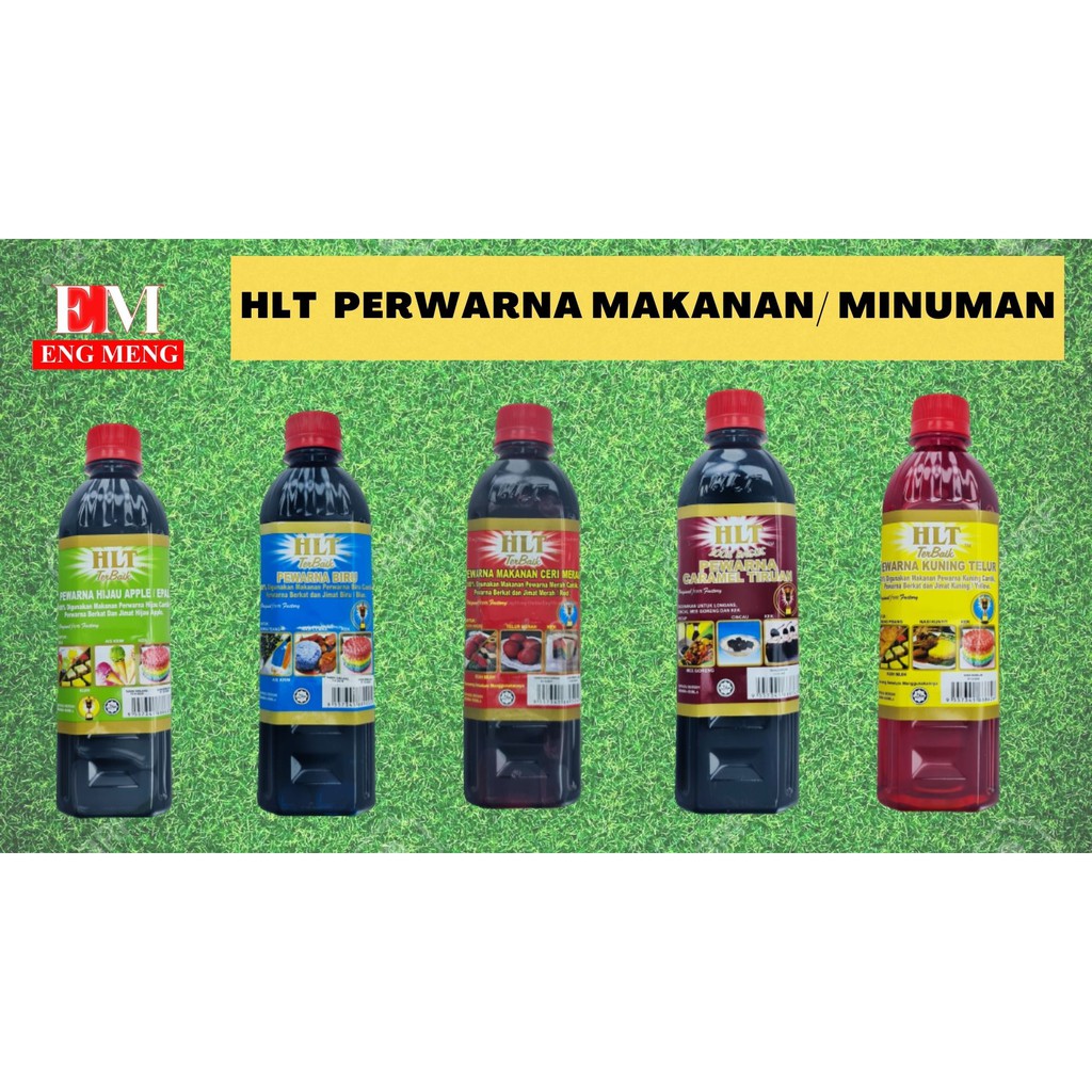HLT Colourant for Food and Beverage 450ML HLT 饮料/食用色素 450ML HLT Pewarna ...