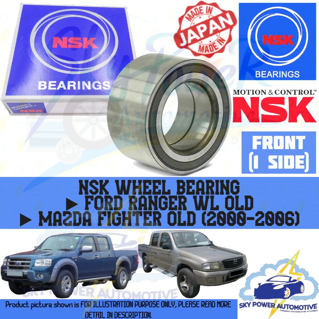 FORD RANGER WL OLD / MAZDA FIGHTER OLD (2000-2006) NSK WHEEL BEARING ...