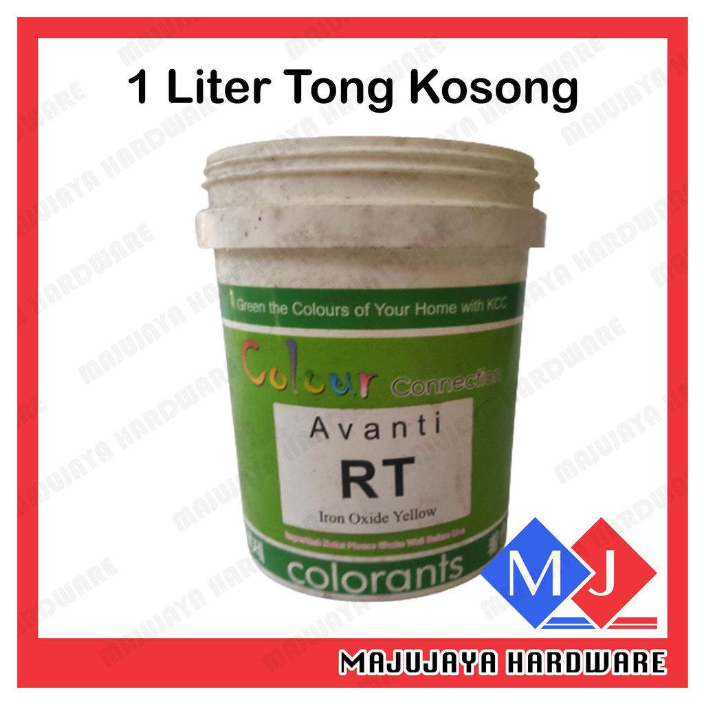 1L Siap Cuci Empty Used Plastic Pail Recycle Empty Paint Bucket Tong ...