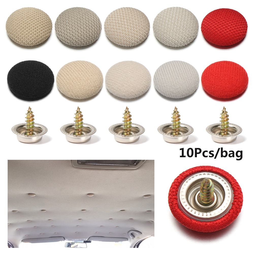 New Car Interior Ceiling Cloth Fixing Screw Car Roof Fixed Buckle Snap ...