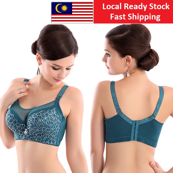 Local Ready Stock Sexy Bralette Big Size Lace Underwear Push Up Bra