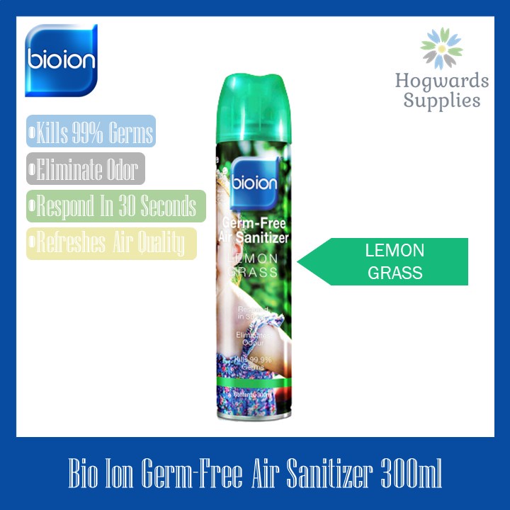 🔥Bio Ion💥Germ-Free Air Sanitizer Lemongrass Fragrance (300ml ...