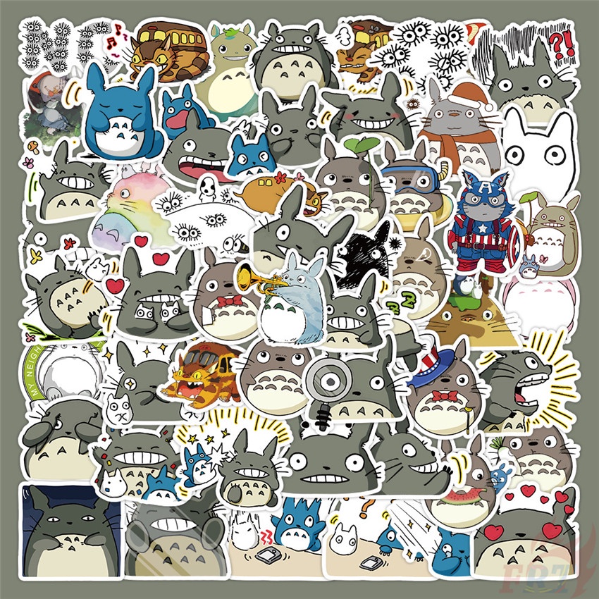56Pcs/Set ☆ MY NEIGHBOUR TOTORO Stickers ☆ DIY Fashion Decals Doodle ...