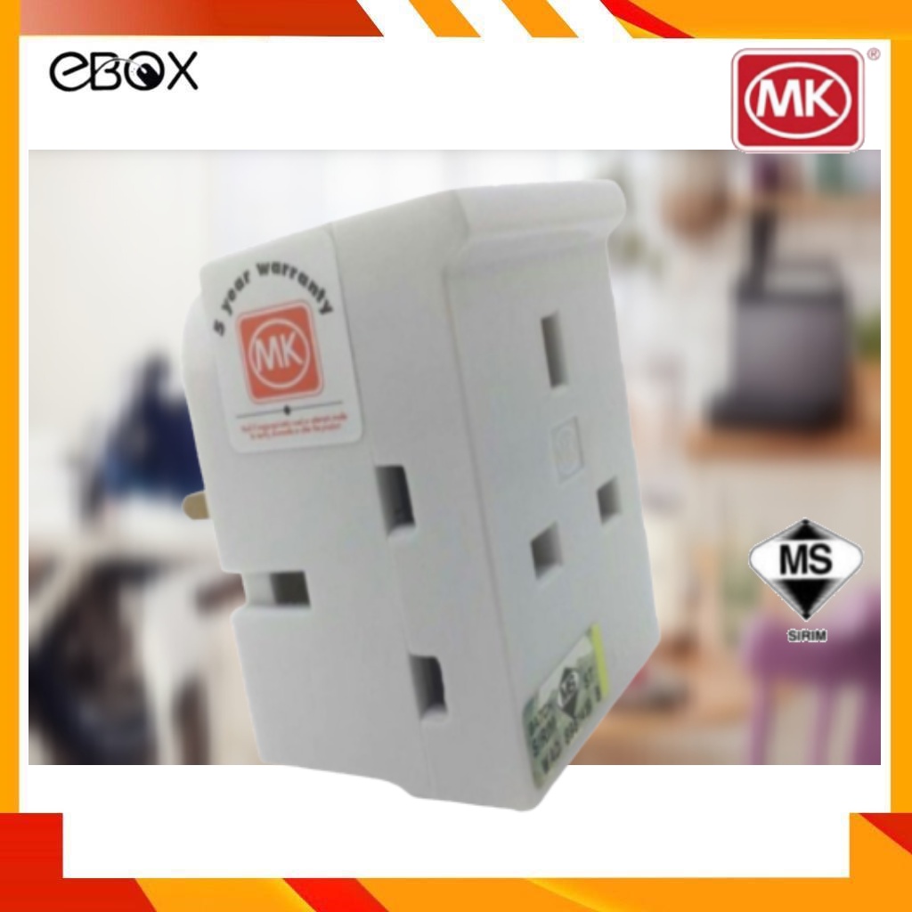 MK 692 13AMP 3 Pin 3 Way Adapter (Bakelite) | Shopee Malaysia
