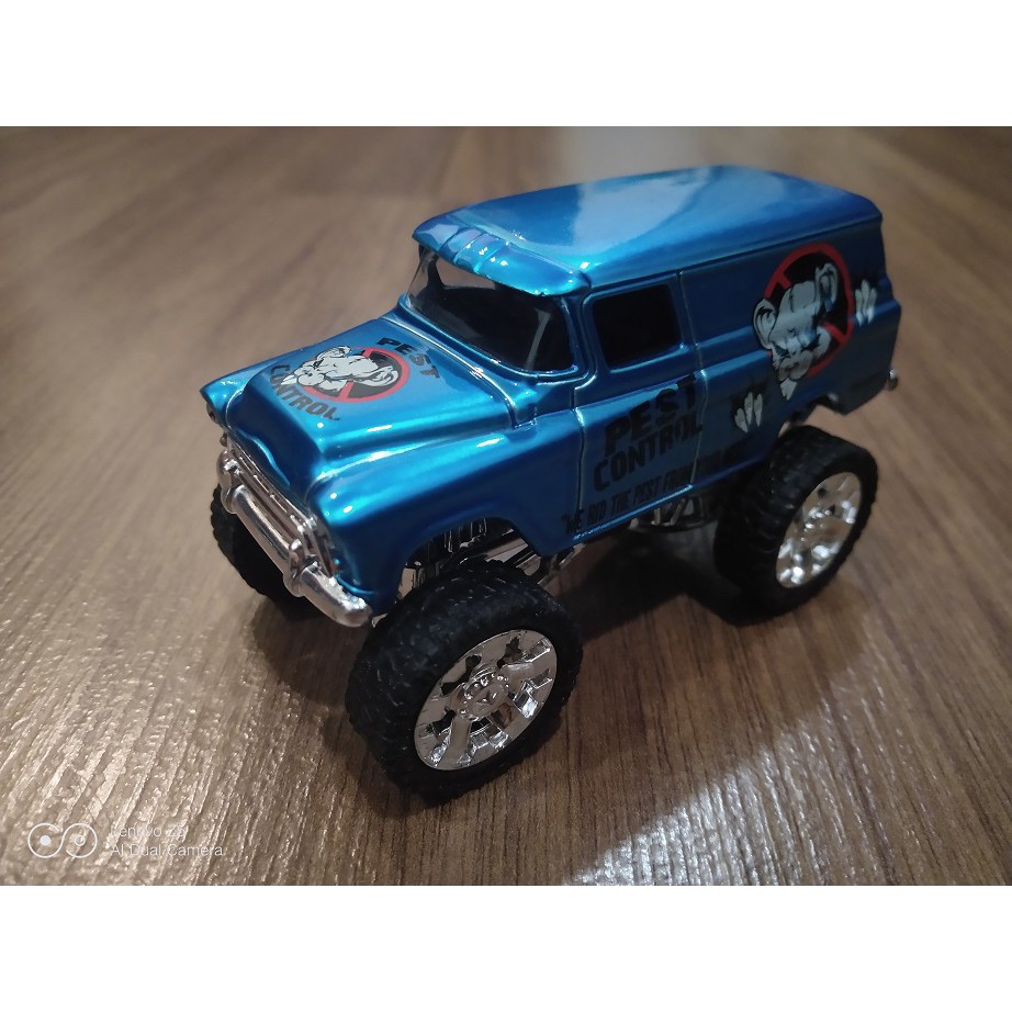Jada Toys 1957 57 Chevy Suburban Azul High Profile Jada With Casing ...