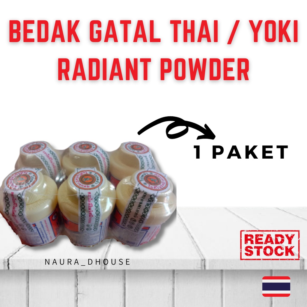 🔥(6pcs)1 PAKET BEDAK GATAL| YOKI RADIANT POWDER🔥 | Shopee Malaysia